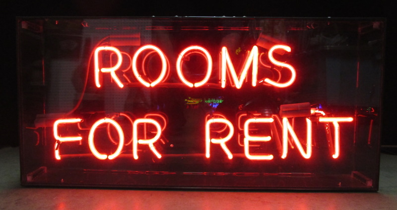 ROOMS FOR RENT in NEONS/LIGHT UP SIGNS > STREET DRESSING/SERVICE NEONS