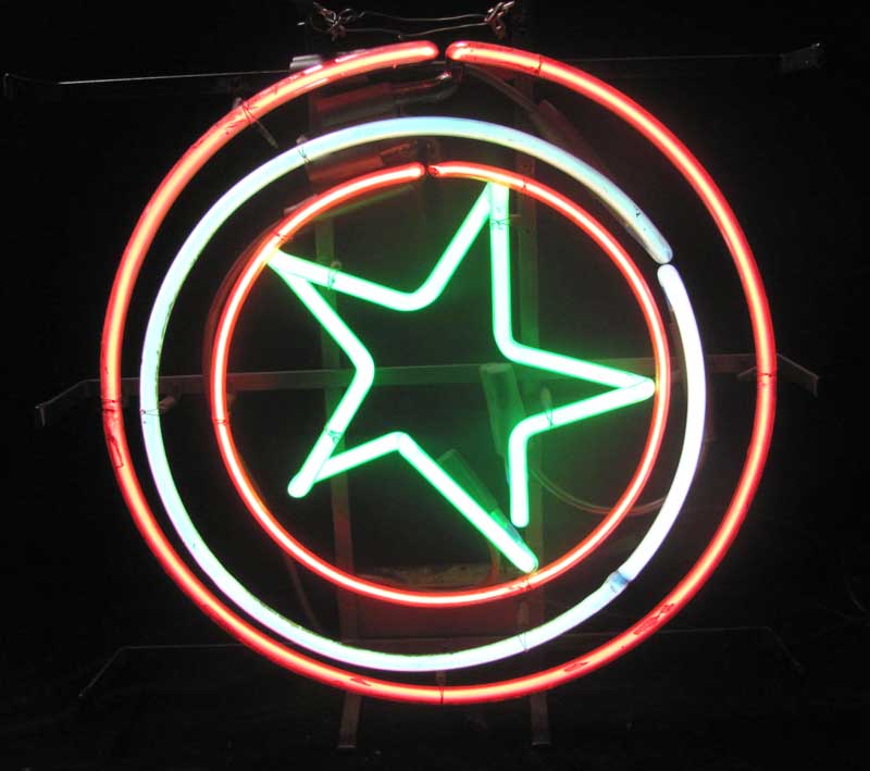 STAR IN CIRCLE NEON in NEONS/LIGHT UP SIGNS > MISC