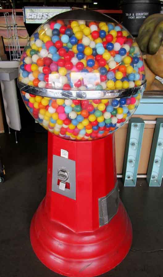 OVERSIZE GUMBALL MACHINE in ARCADE > Gumball Machines
