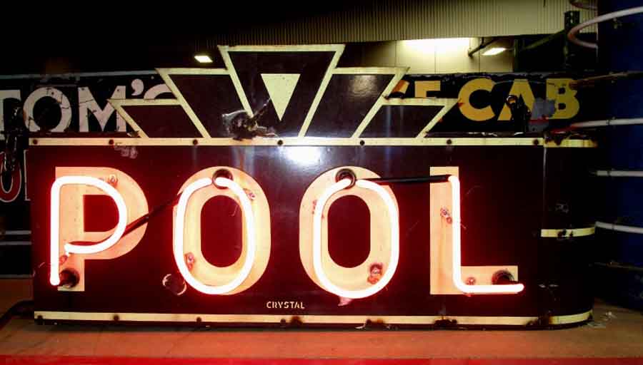 DECO POOL NEON in NEONS/LIGHT UP SIGNS > EXTERIOR NEON SIGNS