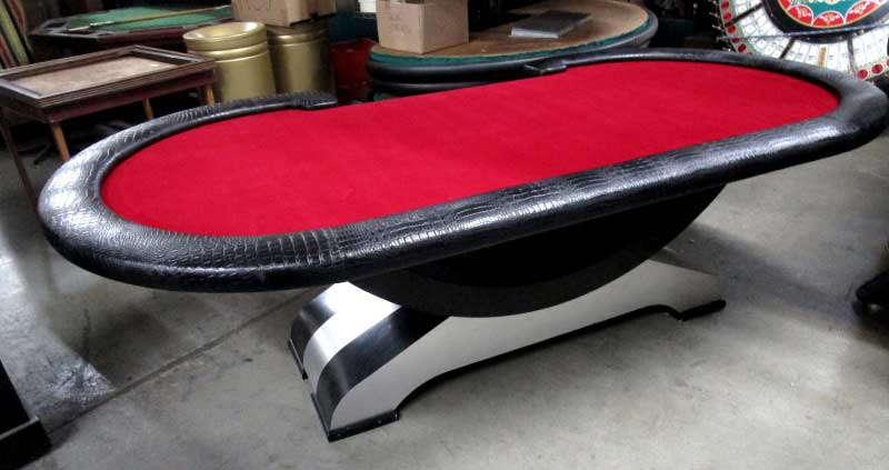 Red Poker Table Felt