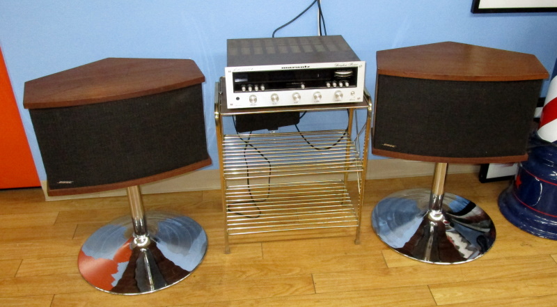 DANISH WOOD SPEAKERS in STEREO/RADIO CONSOLES
