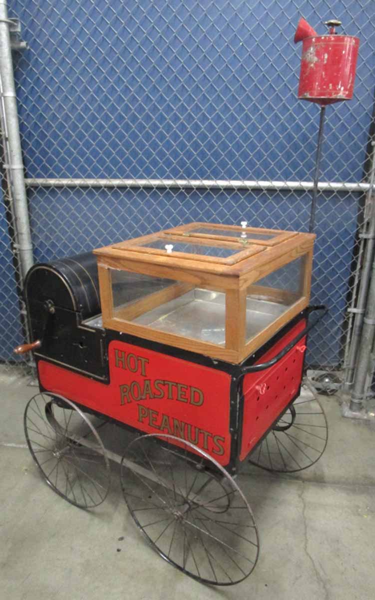 HOT ROASTED PEANUTS WAGON in ARCADE > VENDING CARTS