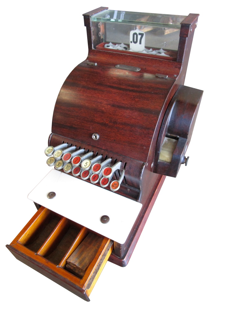 BROWN CASH REGISTER in DINER/RESTAURANT > CASH REGISTERS