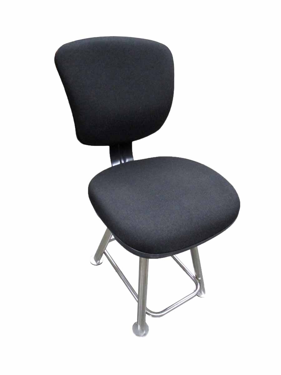 BLACK CLOTH STOOL in CASINO > STOOLS AND CHAIRS