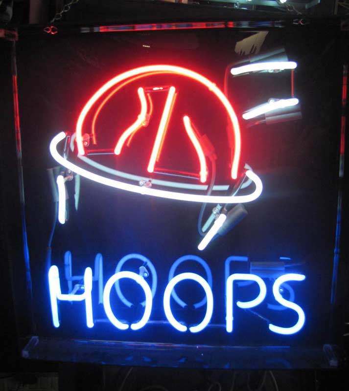 HOOPS NEON in NEONS/LIGHT UP SIGNS > BAR/SPORT NEONS