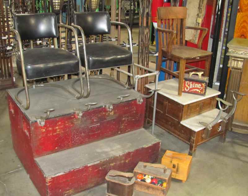 SHOE SHINE STANDS in MISC