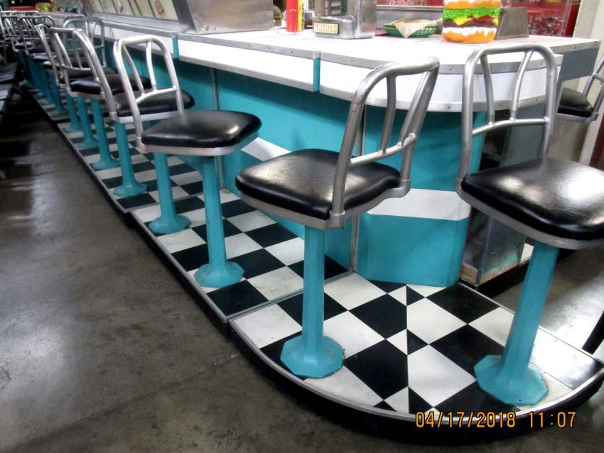 TURQUOISE DINER COUNTER in DINER/RESTAURANT > COUNTERS