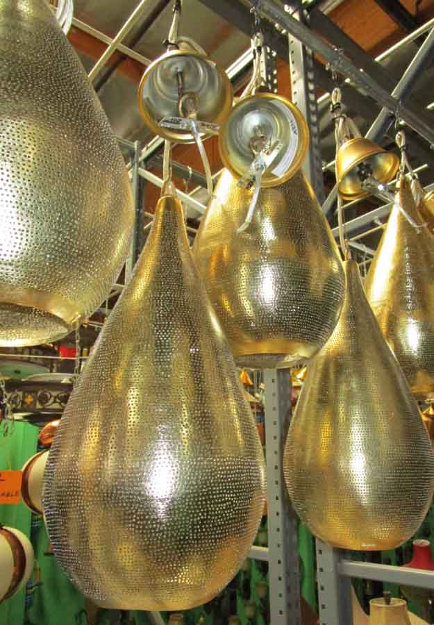 GOLD TEAR DROPS in LIGHTING > HANGING LAMPS - MODERN/CONTEMPORARY