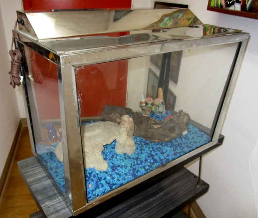 CHROME FISH TANK in AQUARIUMS/FISH TANKS