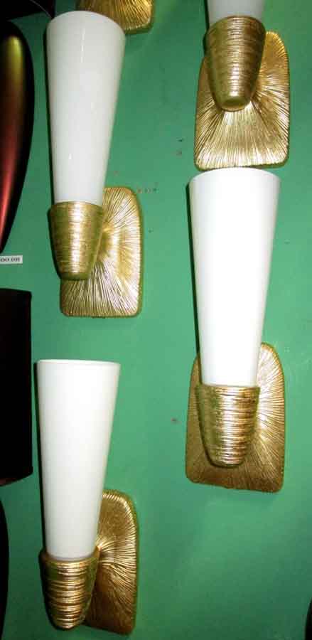 GOLD SPUN WIRE SCONCE in LIGHTING > SCONCE - TRADITIONAL