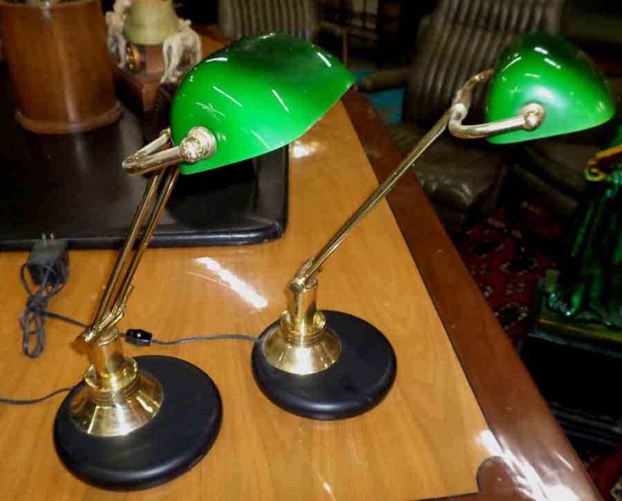 BANKER LIGHTS in LIGHTING > DESK LAMPS