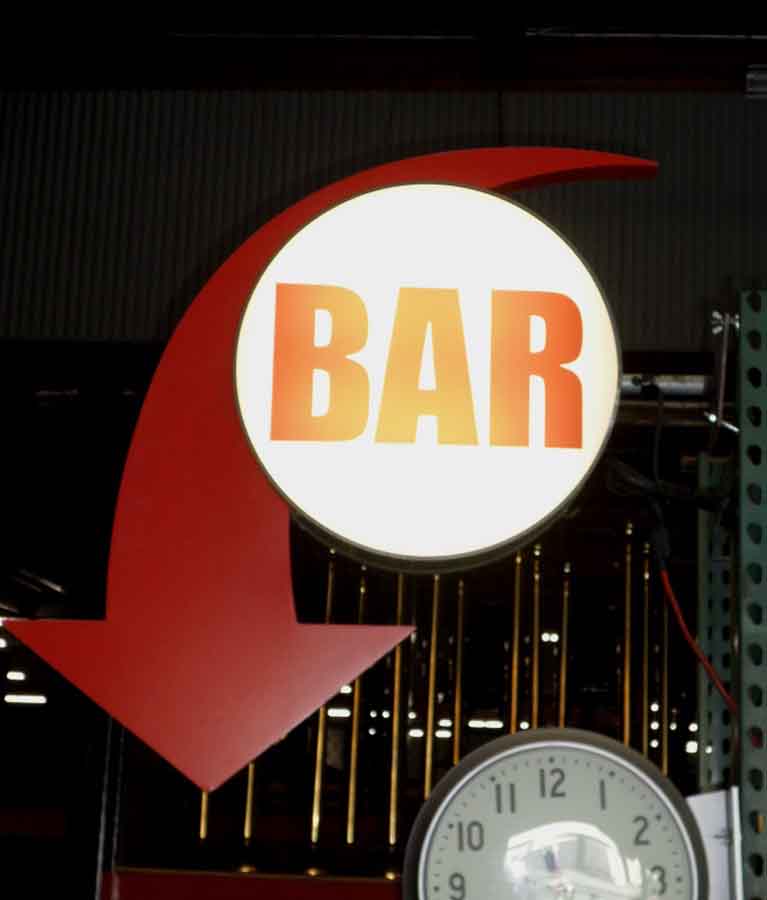 LIGHT UP BAR SIGN in NEONS/LIGHT UP SIGNS > EXTERIOR NEON SIGNS
