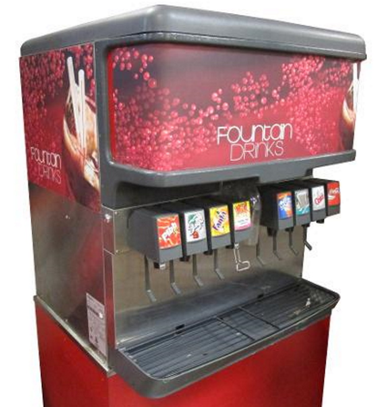 MODERN SODA DISPENSER in CONVENIENCE STORE